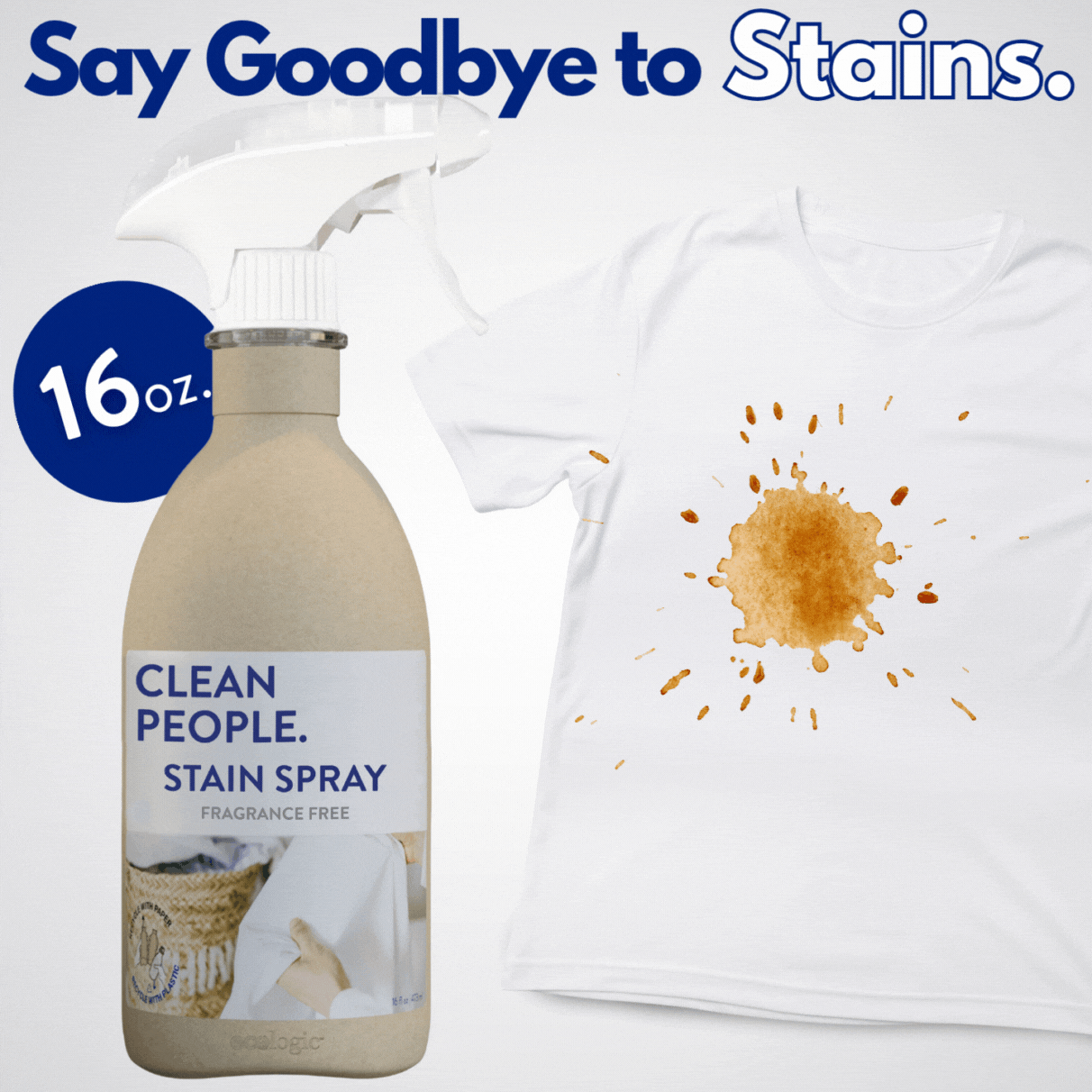 Clean People 16oz Stain Remover Spray natural Ingredients Clean People 16oz Stain Remover Spray natural Ingredients
